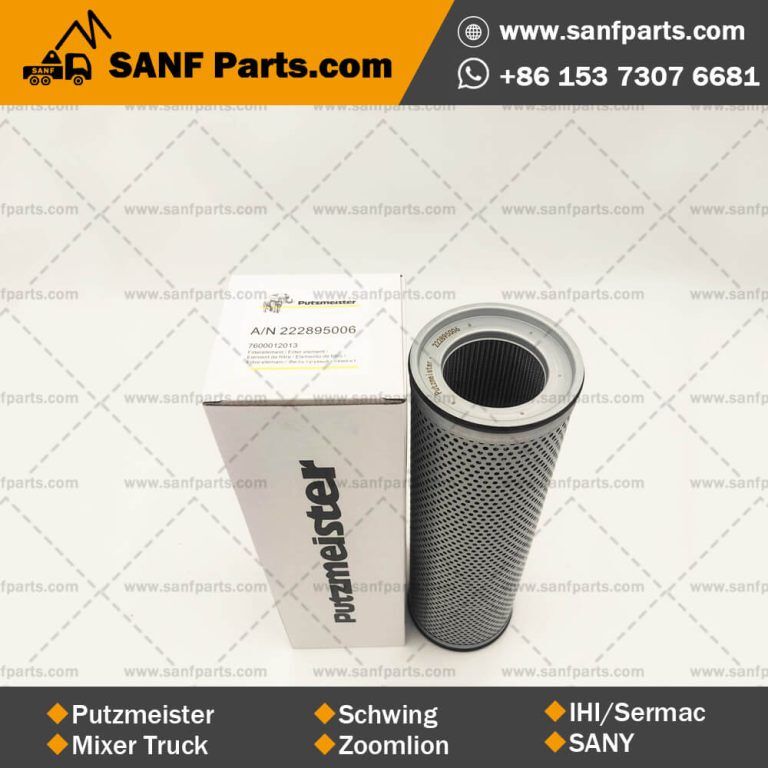 SANF Factory for Concrete Pump And Mixer Truck Spare Parts - Will Be ...